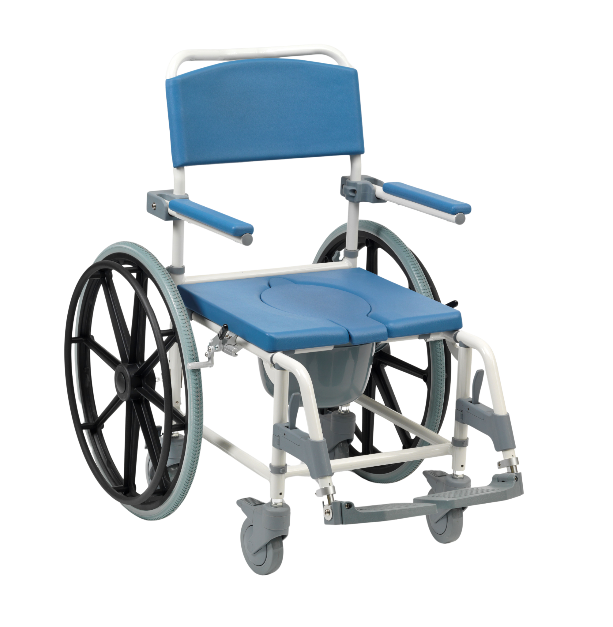 Self propelled commode chair | Caremed Alrick | Hire – Caremed ...